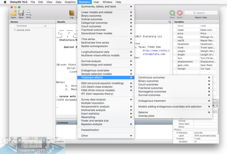 Download StataCorp Stata for Mac
